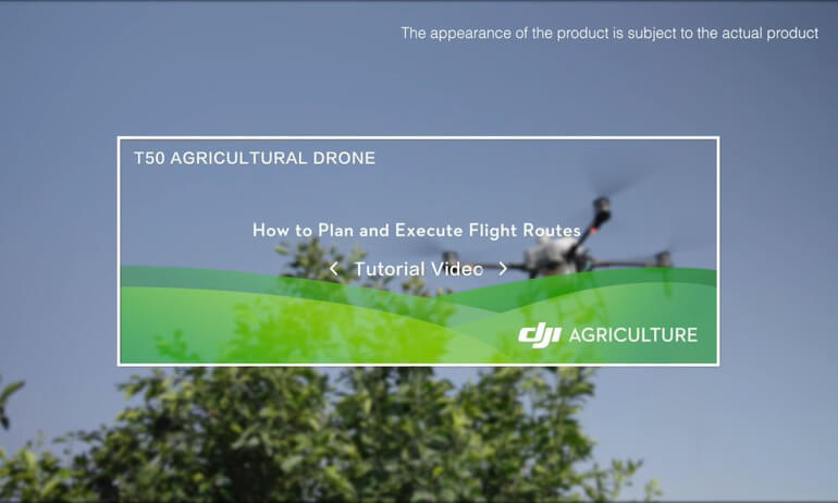 DJI AGRAS T50 - Tutoriales - DJI